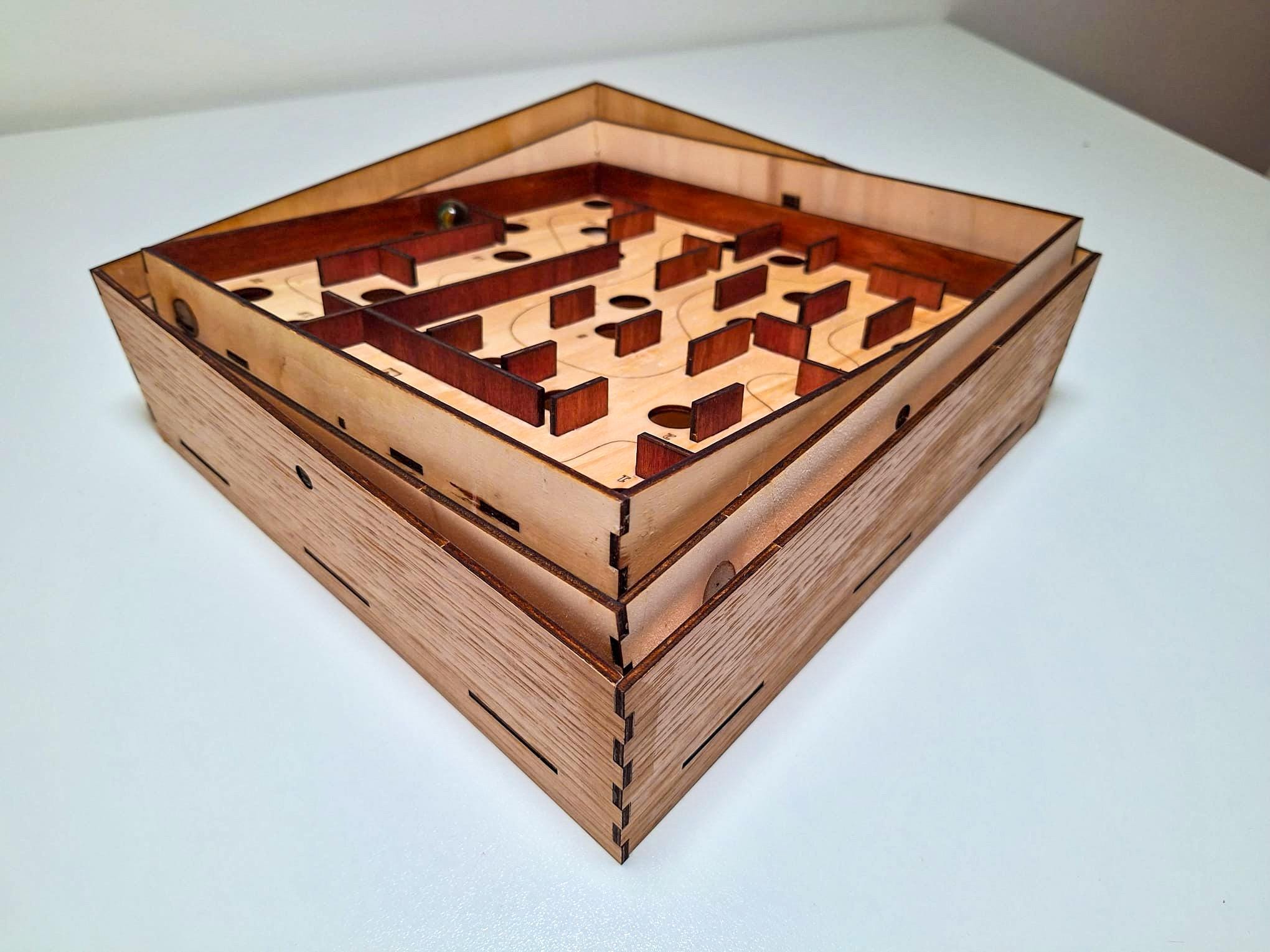 Wooden Maze Game Laser Cut - Dxf File - Etsy