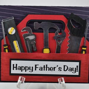 Father’s Day 3D Tool Tote Card - Etsy