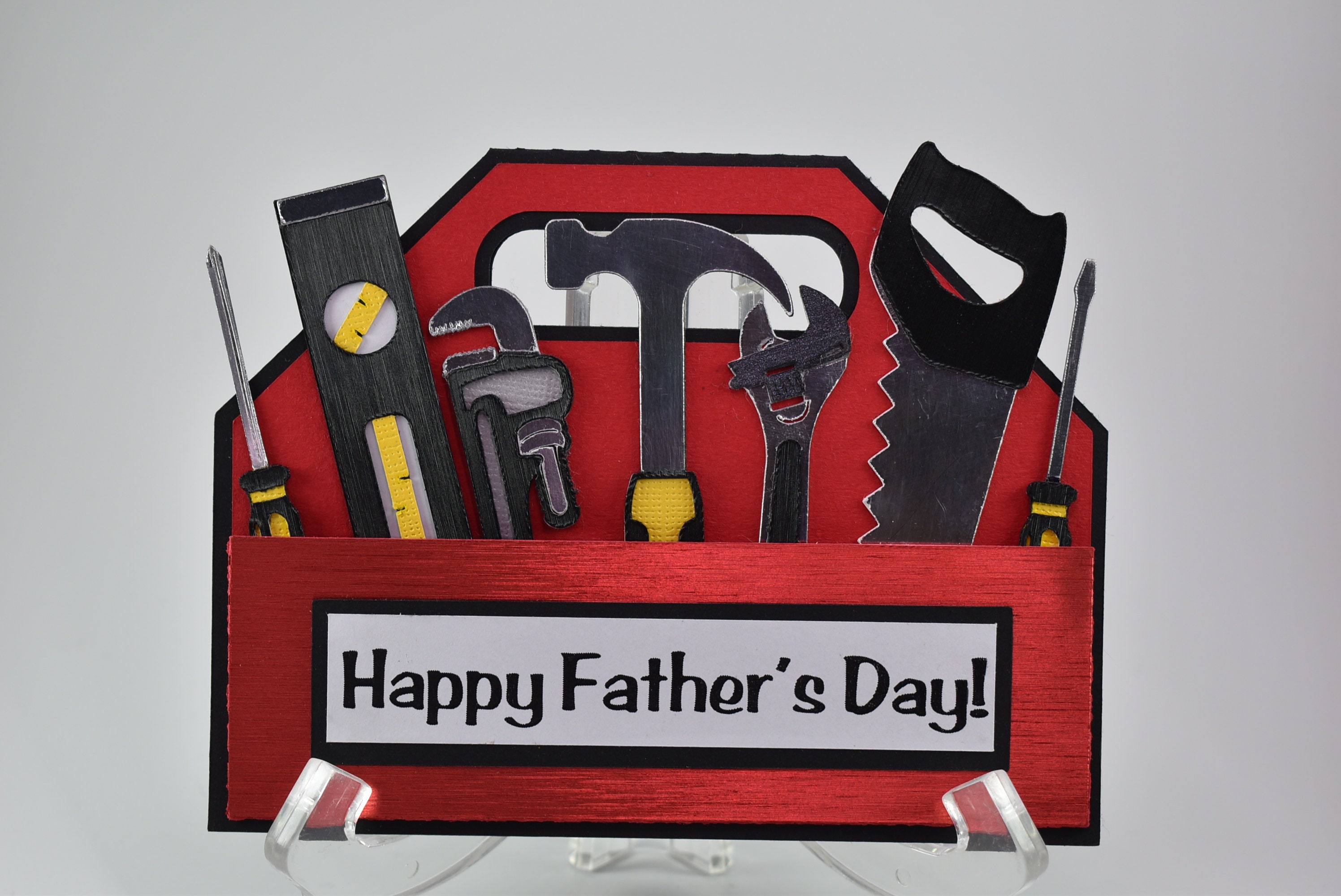 Father’s Day 3D Tool Tote Card - Etsy