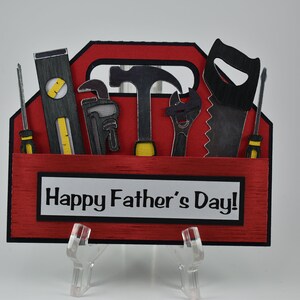 Father’s Day 3D Tool Tote Card - Etsy