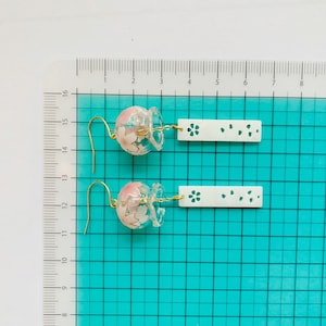 Japanese Wind Chime Furin Glass Sakura Cherry Blossom Flower With ...