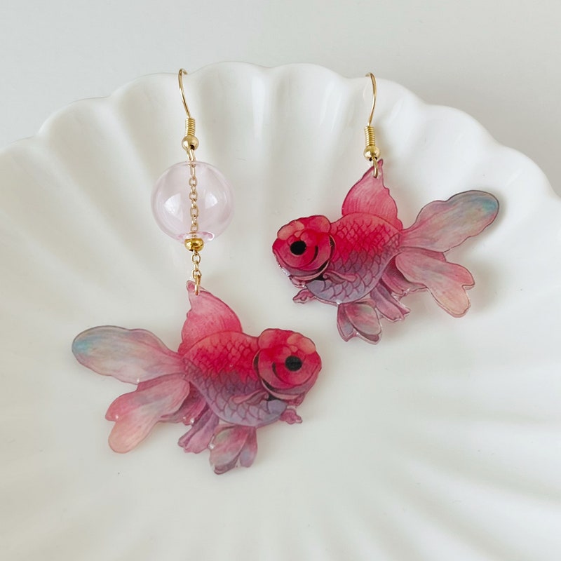 Fish Bowl Earrings - Etsy