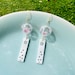 Japanese Wind Chime Furin Glass Sakura Cherry Blossom Flower With ...