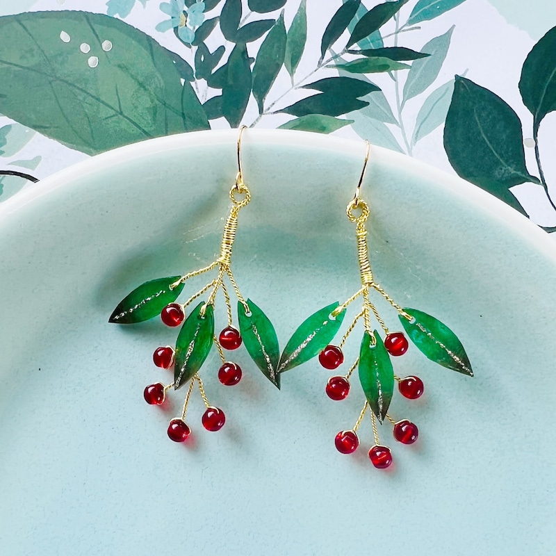 Holly Earrings - Etsy