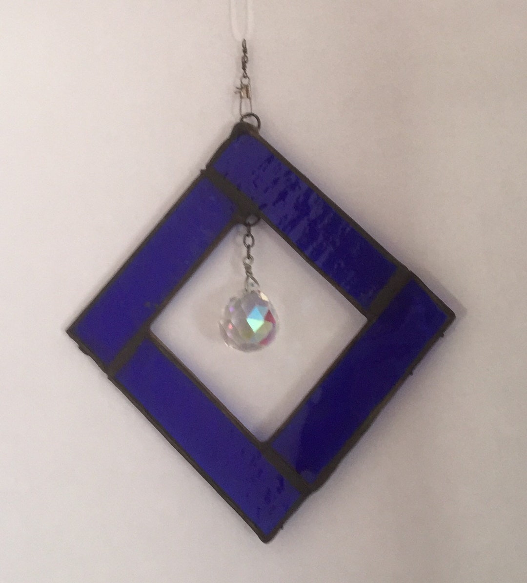 Small Stained Glass Prism Suncatcher - Etsy