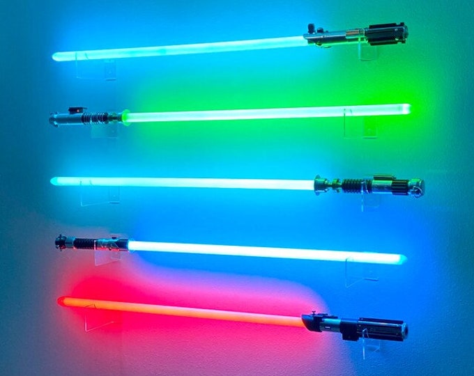 Lightsaber Wall Display Saber Wall Mount Acrylic Light Saber Stand ...