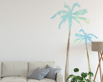 Palm Tree Wall Decal - Etsy
