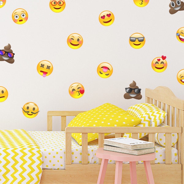 Emoji Wall Decal - Etsy