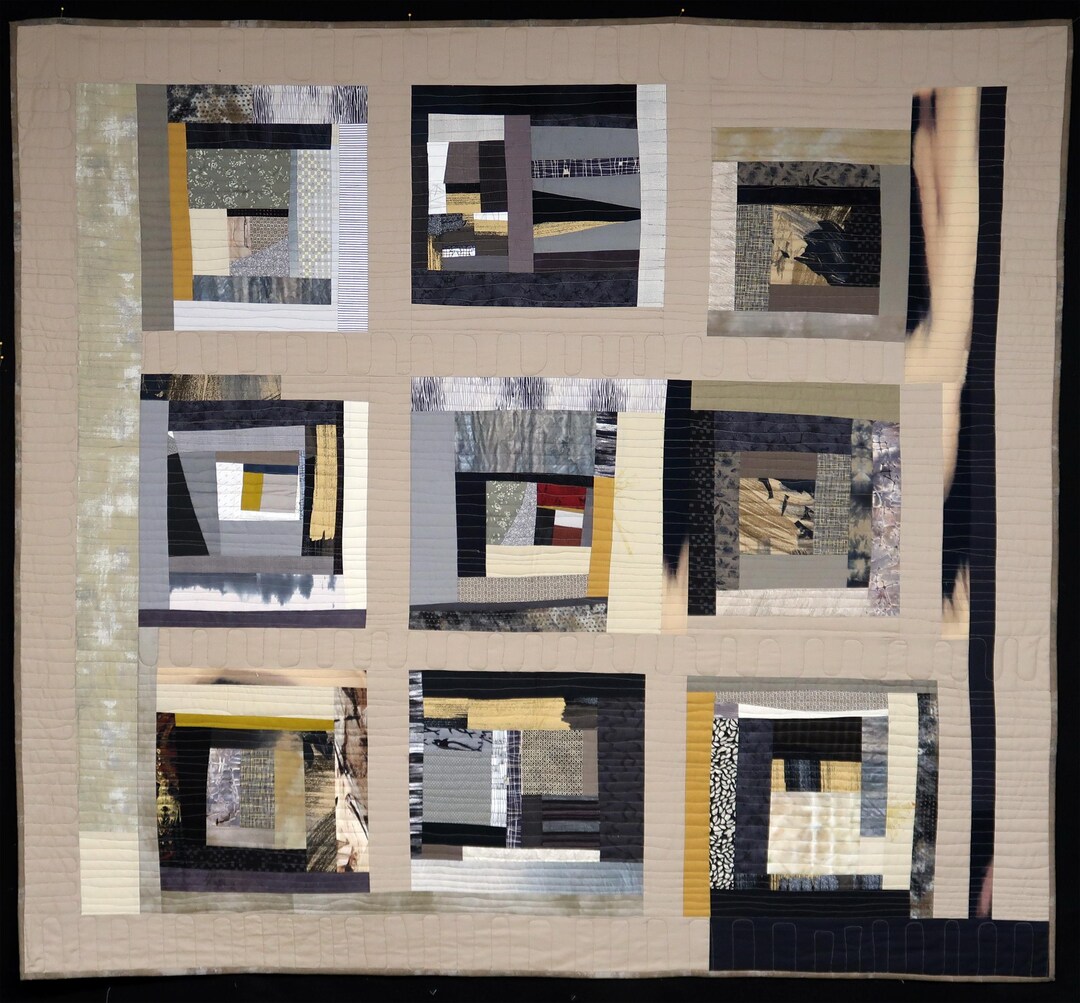 Lap Quilt/wall-hanging," Block Study-squares #1". - Etsy