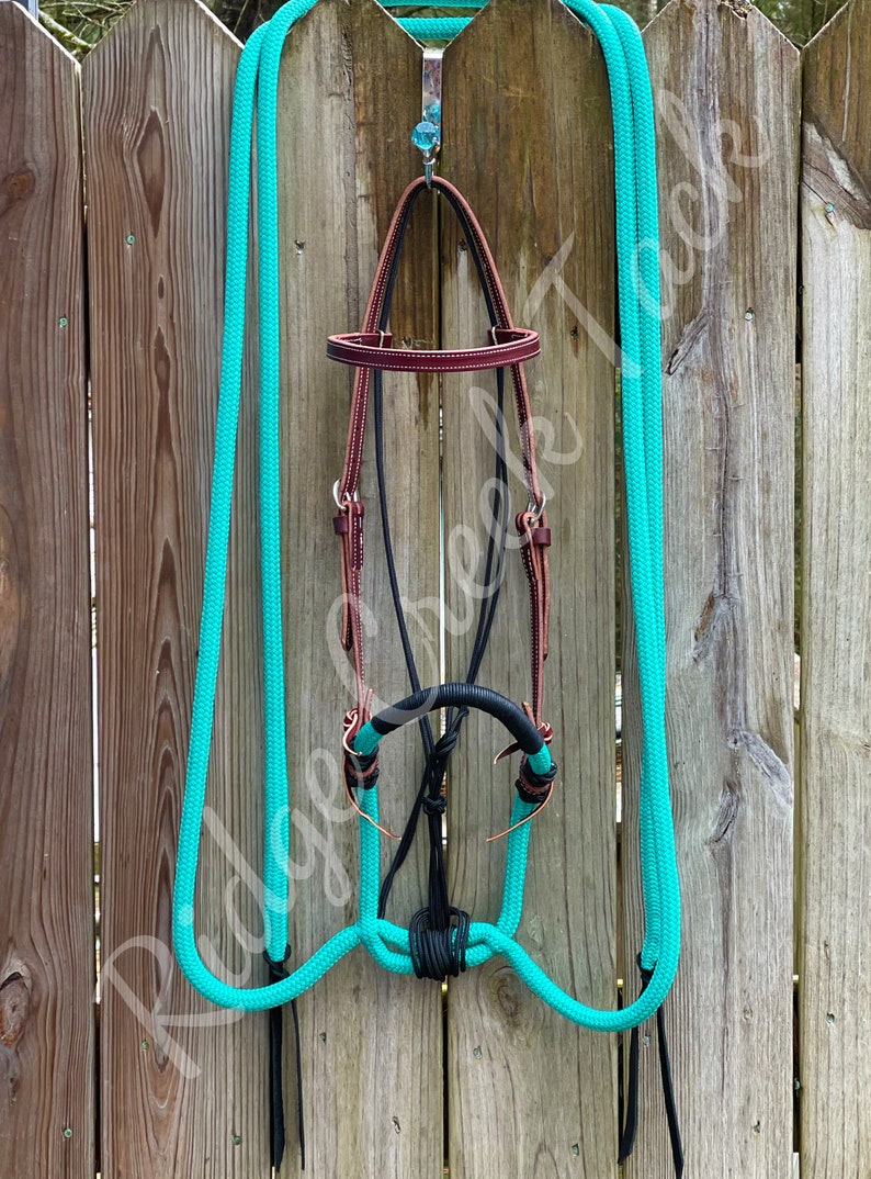 Soft Nose Wrapped Loping Hackamore - Etsy
