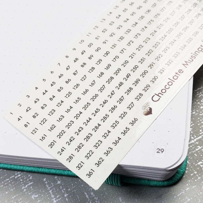 Number Stickers - Etsy