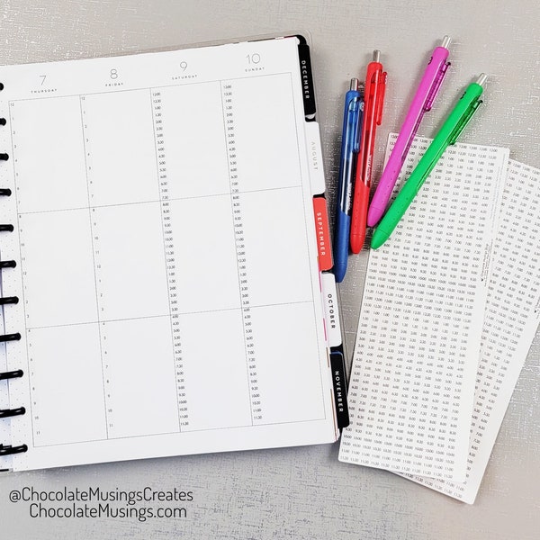 Time Block Planner Stamp - Etsy