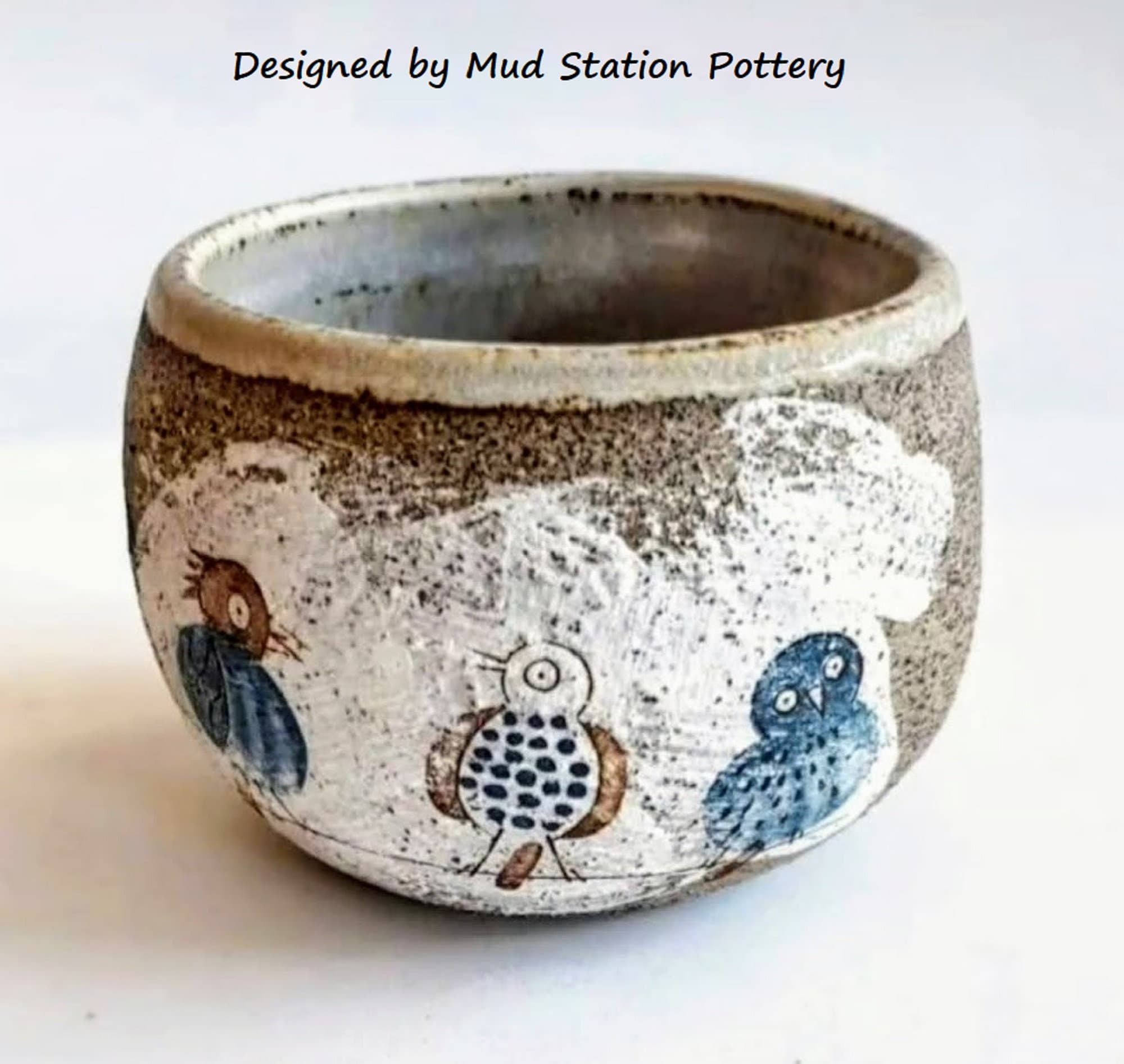 Ceramic Transfer 5 Birds | Etsy