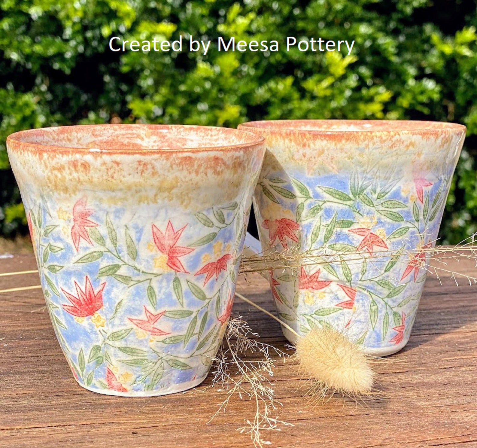 Ceramic Transfer Summer Flowers | Etsy