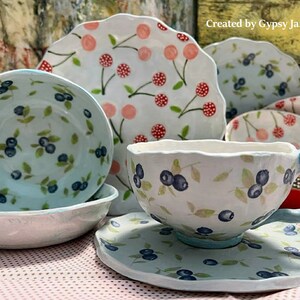 Ceramic Transfer - Blueberries - Etsy