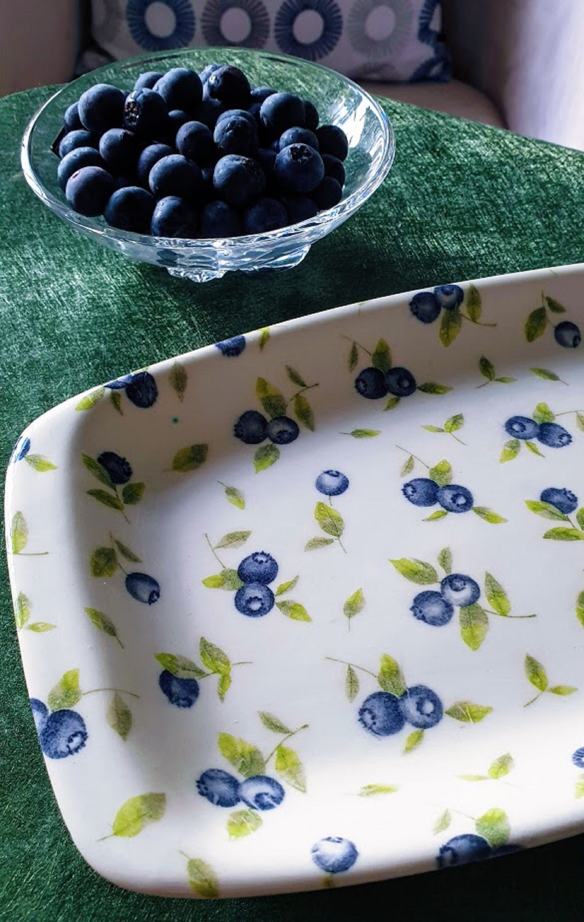 Ceramic Transfer Blueberries - Etsy