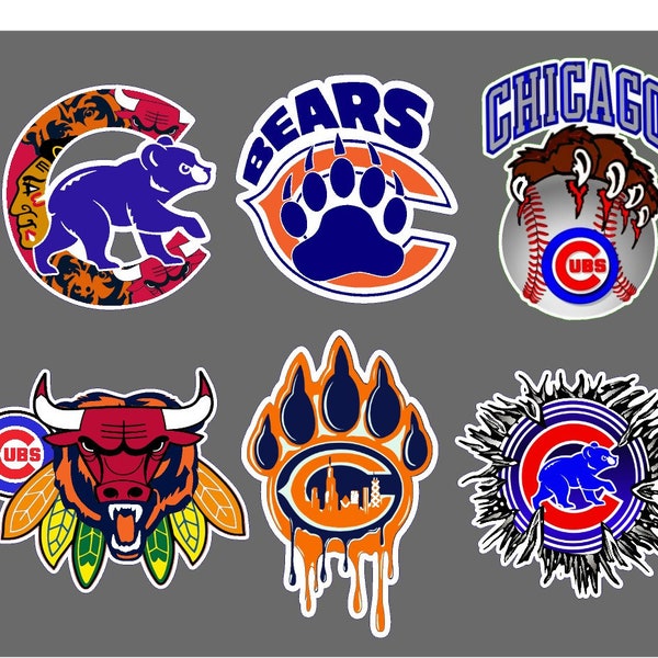 Chicago Teams Svg - Etsy