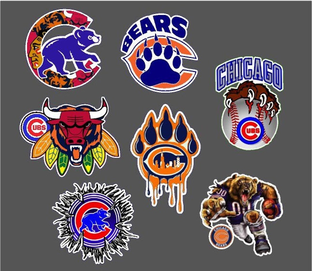 DECALS Chicago Teams - Etsy