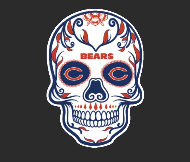 Decals NFL Sugar Skulls - Etsy