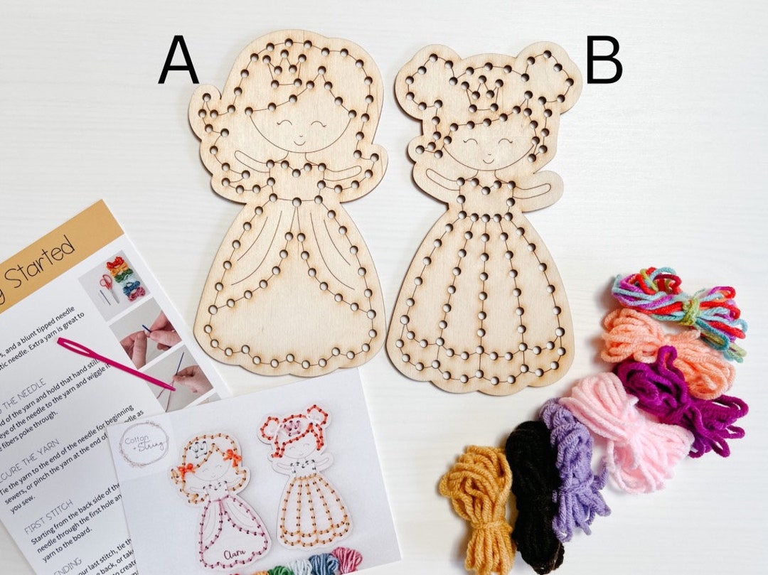 DIY Yarn Embroidery Kit for Beginners - Etsy