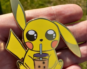 Pikachu With Boba - Etsy
