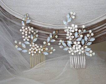 Blue Bridal Comb | Etsy