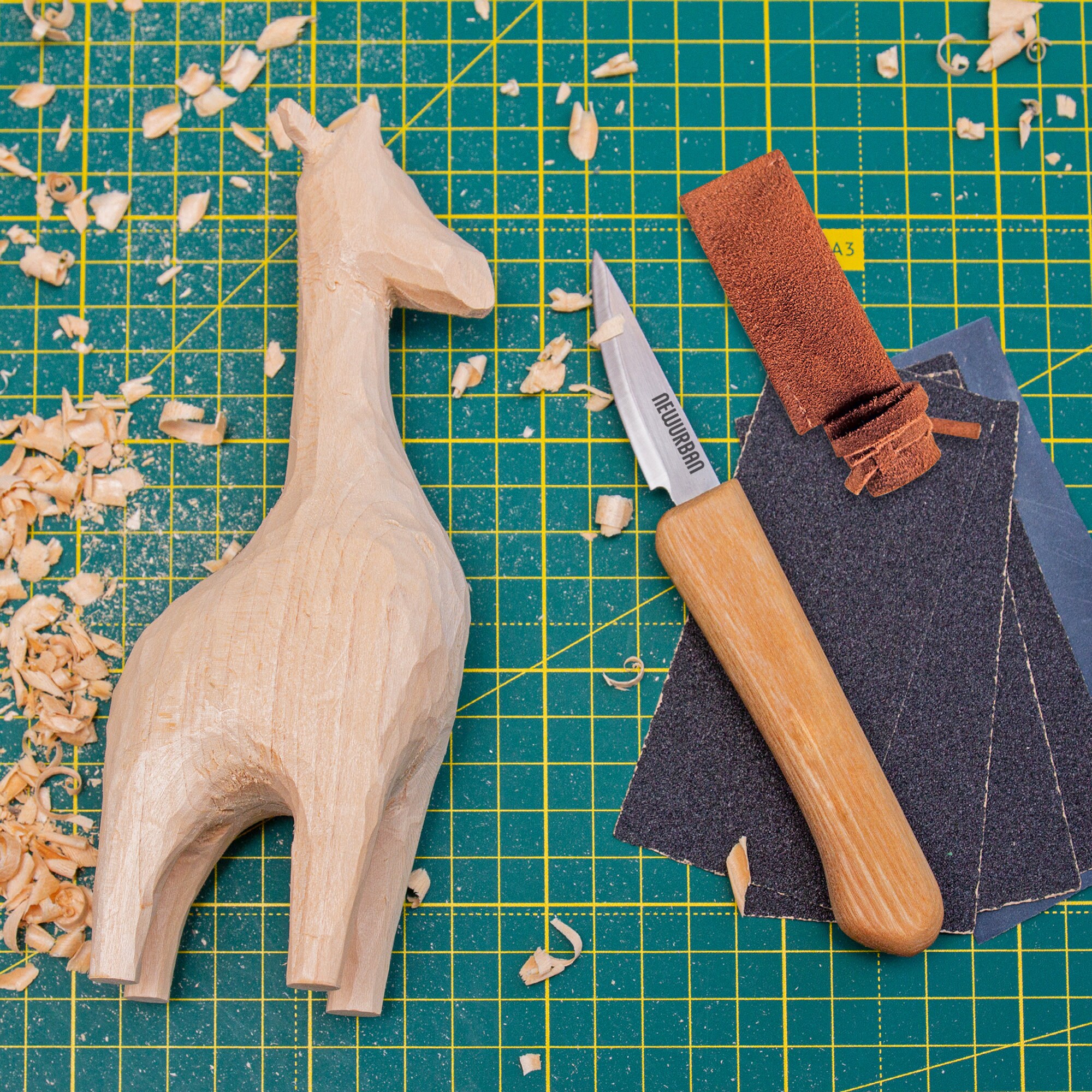 Wood Carving Knife - Small Sloyd Whittling Knife for Carving With ...