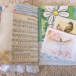 Beautiful Handmade Junk Journal - Etsy