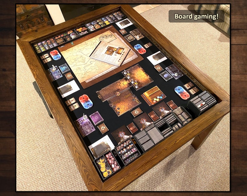 Build Your Own Gaming Table With Recessed Vault and Vault - Etsy