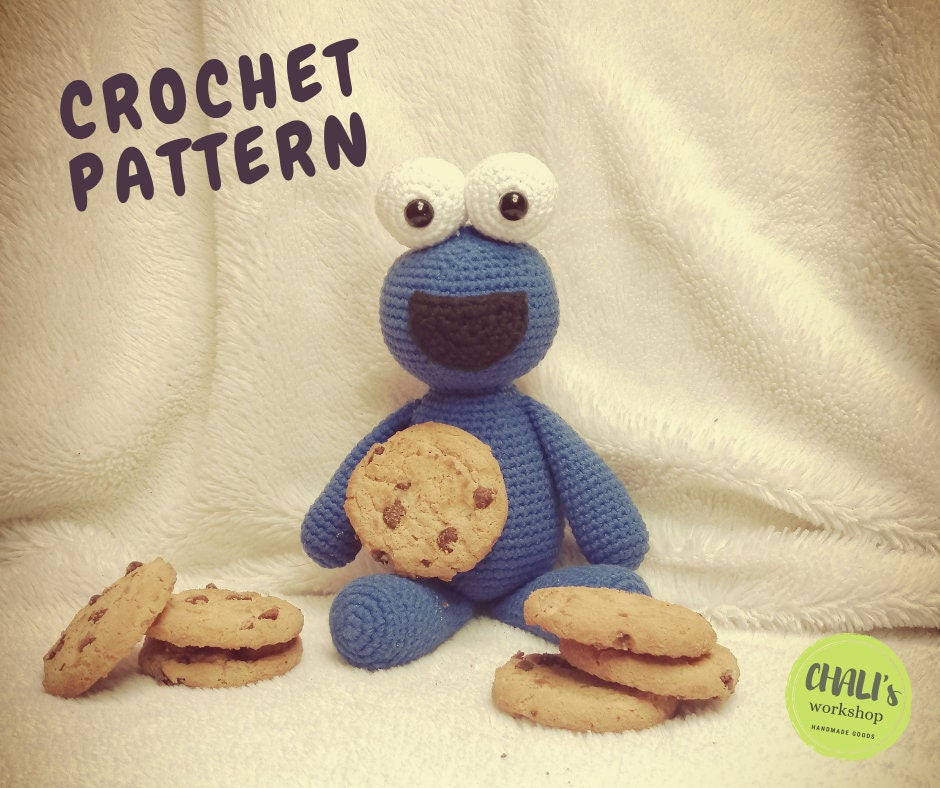 CROCHET PATTERN Cookie Monster - Etsy