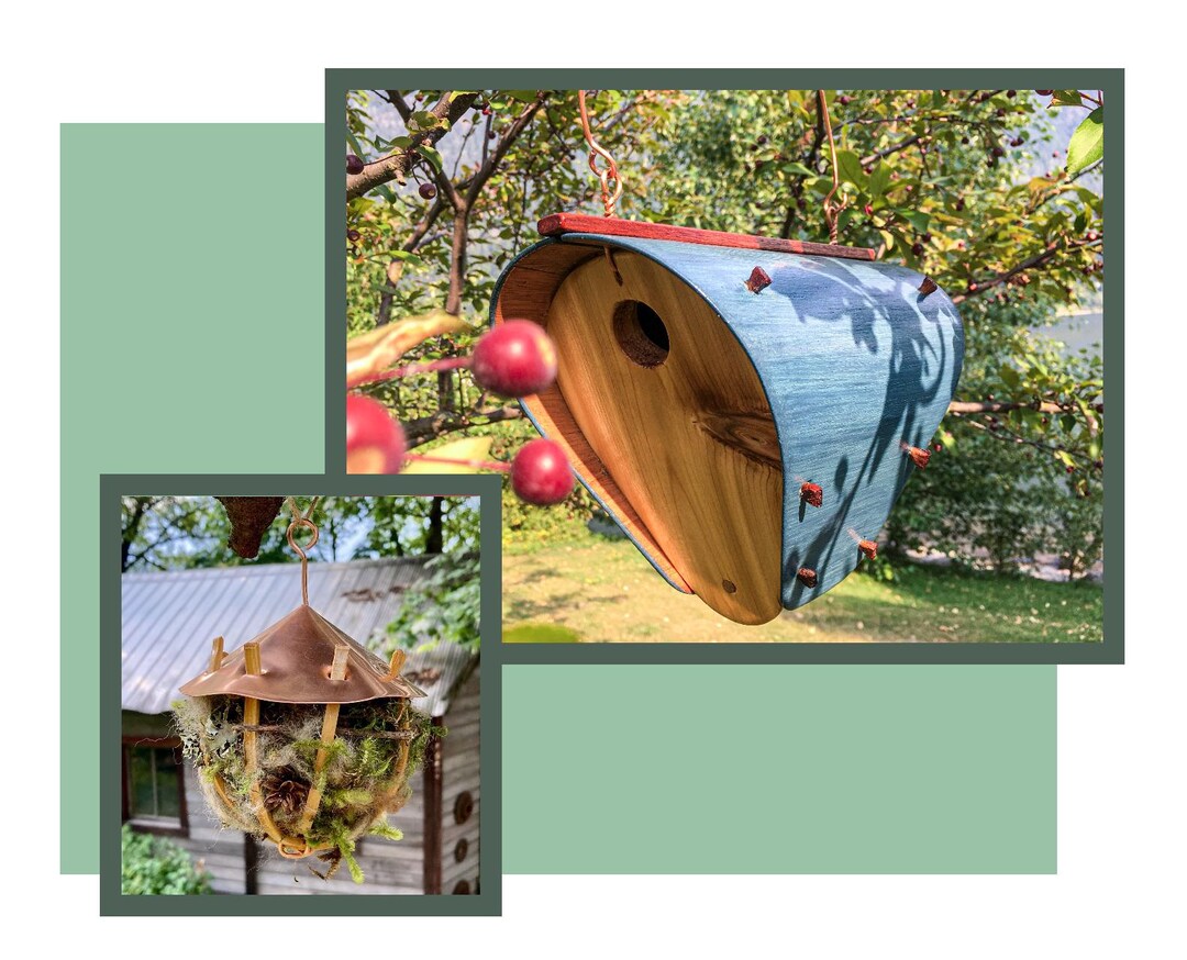 Mothers Day Bundle - Wren Den Birdhouse and Bedding Ball Nesting ...