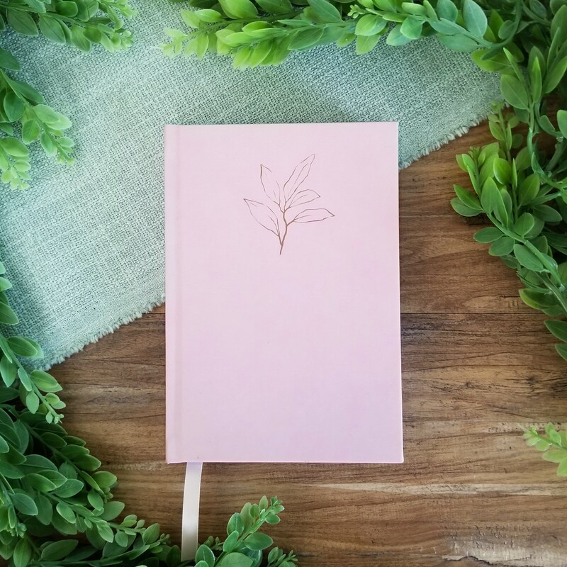 Aesthetic Pink Notebook - Etsy