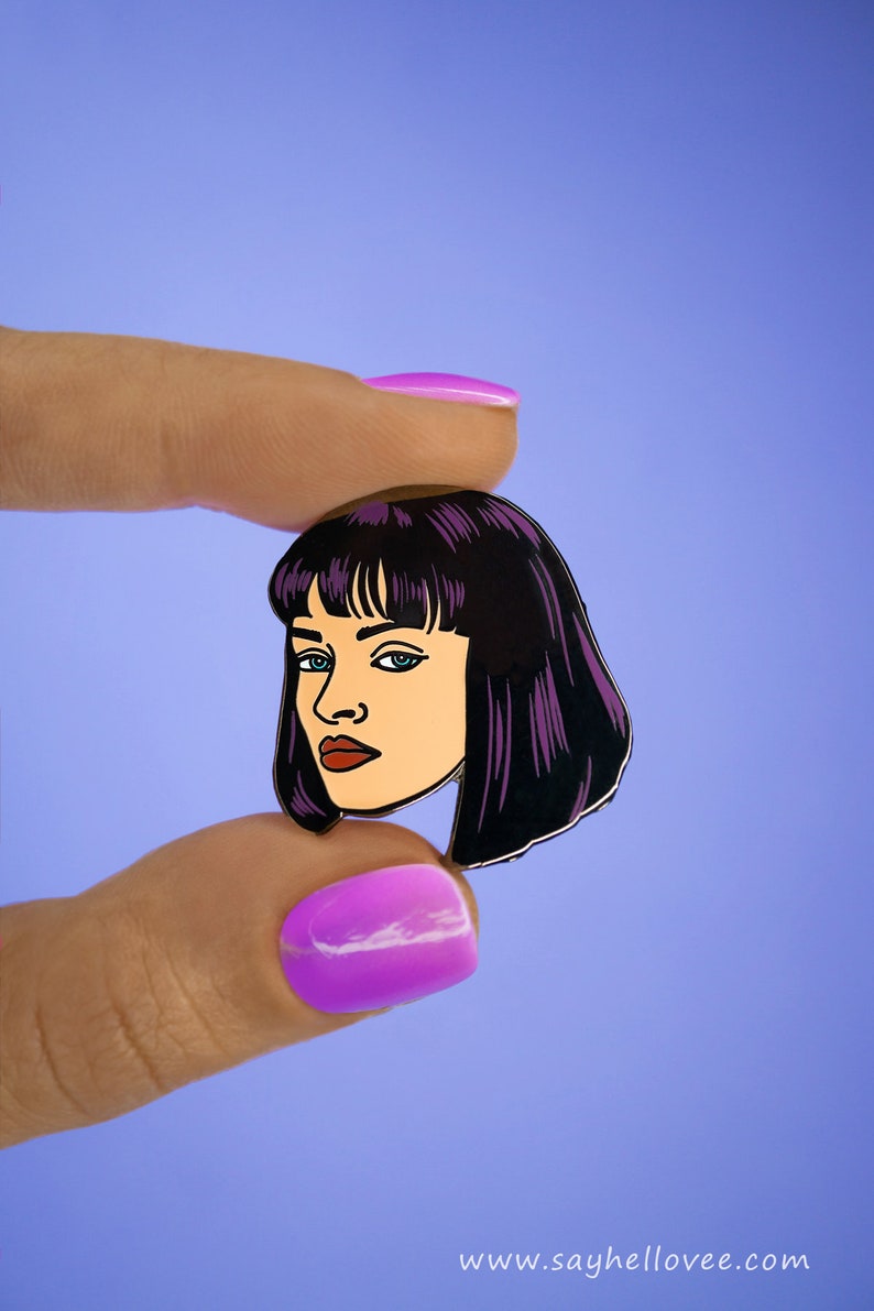 Mia Pin Enamel Pin Pop Culture Pins Lapel Pin Movie Etsy