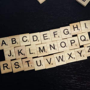 Scrabble Tiles (wooden Letters) - DIY, Photos, Parties, Weddings, Craft ...