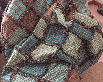 Reversible Rag Quilt | Etsy