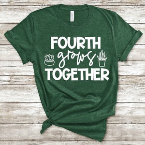 Growth Tshirt - Teacher Tshirt - Let's Grow Together Tee - Plant Shirt ...