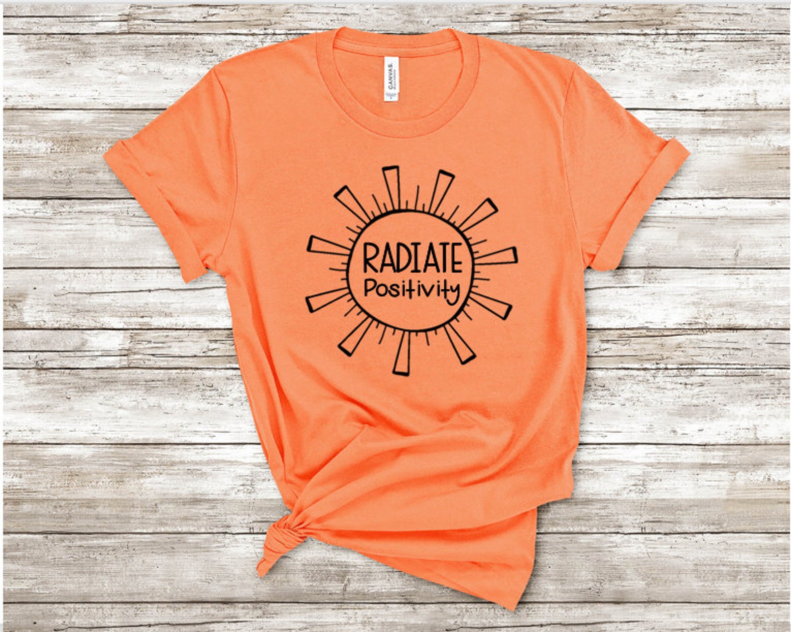 Radiate Positivity Tee Positive T-Shirt Unisex Tee Shirt | Etsy