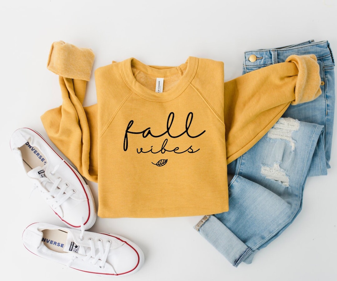 Fall Vibes Sweatshirt - Sweater Weather - Fall Sweatshirt - Fall ...