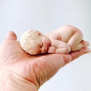 Sleeping Baby Fondant CAKE Topper for Baby Shower or 1st | Etsy