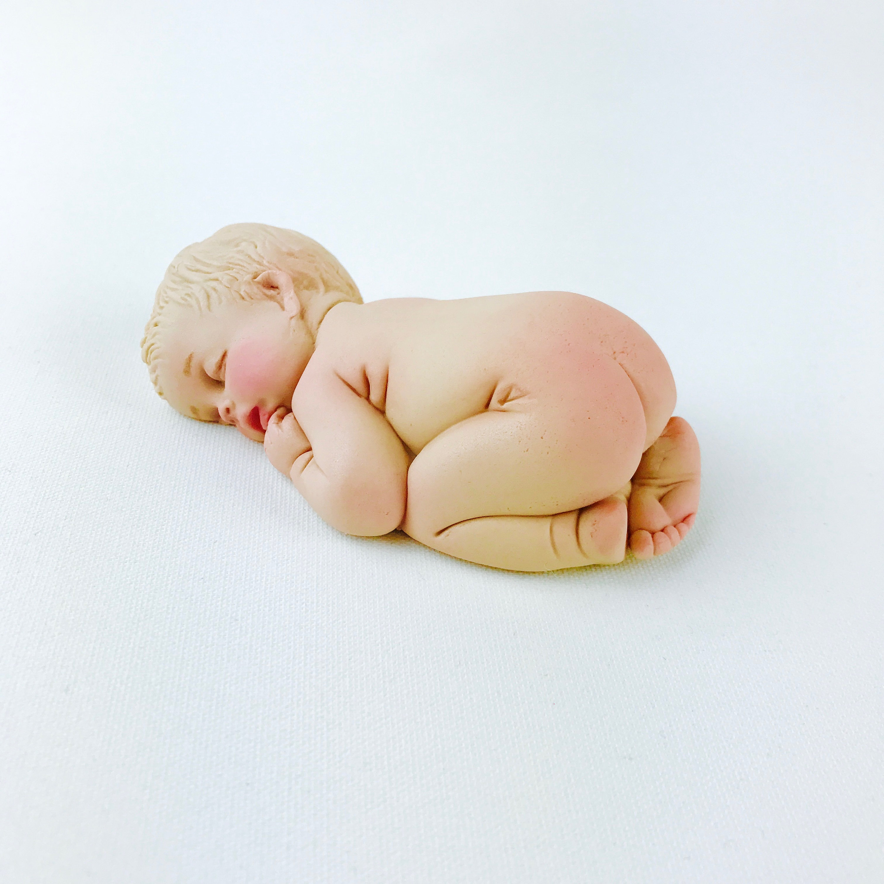 Sleeping Baby Fondant CAKE Topper for Baby Shower or 1st | Etsy