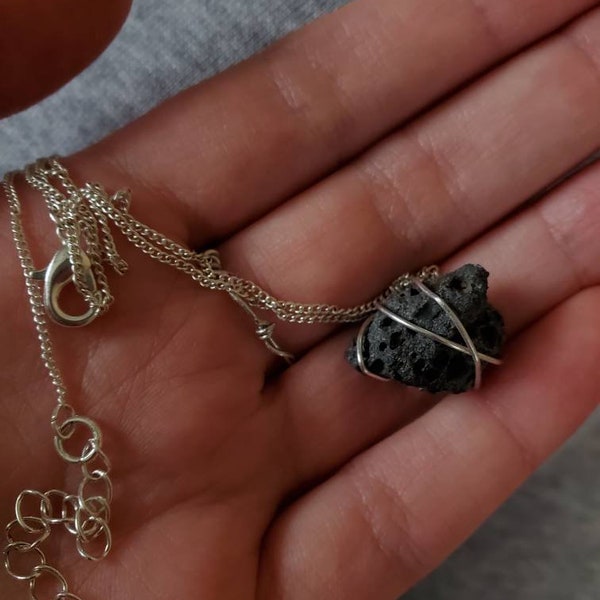 Lava Rock Necklace - Etsy