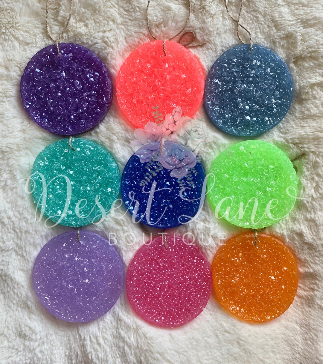 Bulk Wholesale Pack of Circle Car Air Freshener Car Freshie, Group ...