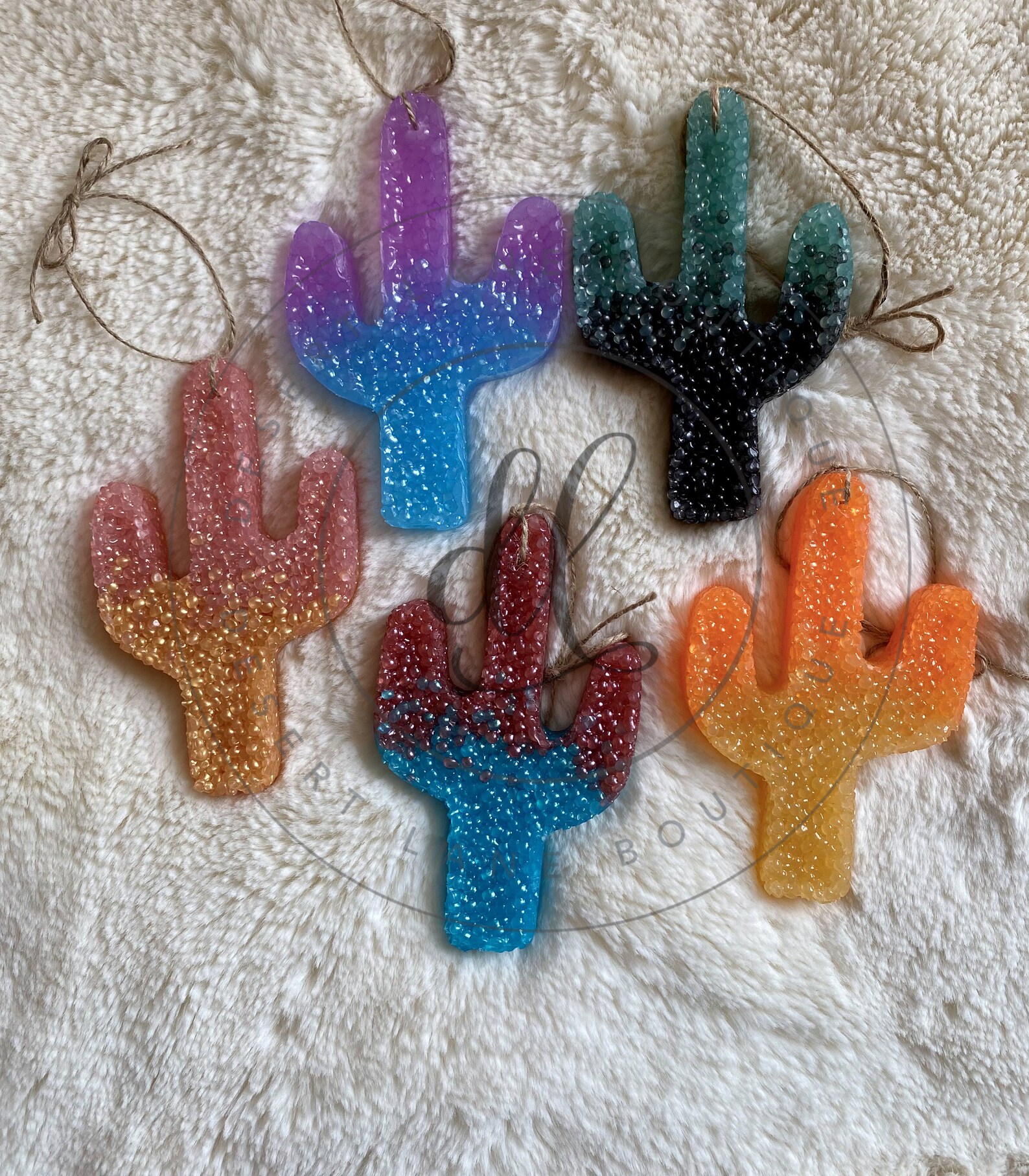 Large Ombré Cactus Car Air Freshener Cactus Freshie Cactus - Etsy