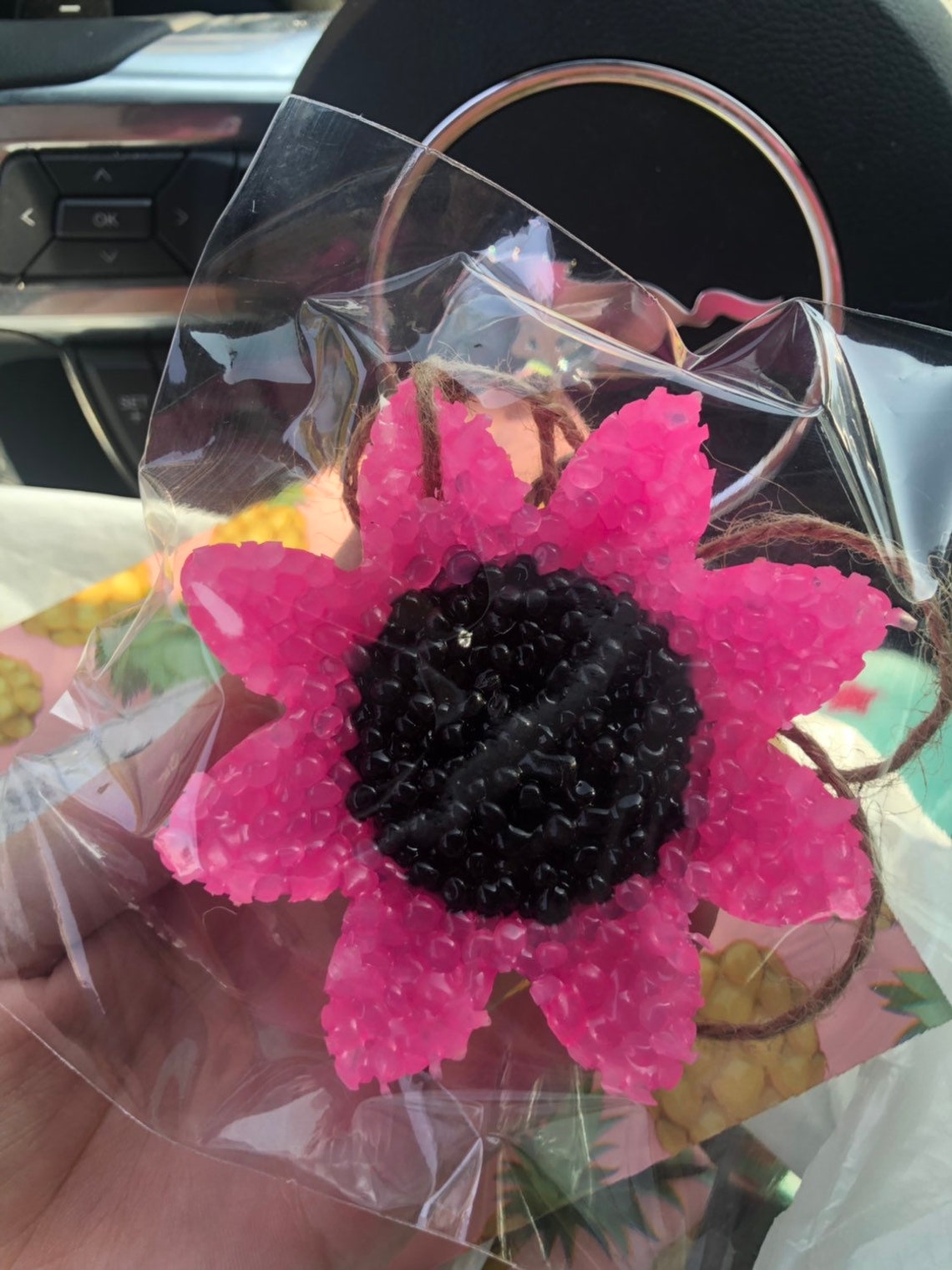 Flower Car Air Freshener Flower Car Freshie Flower Car - Etsy