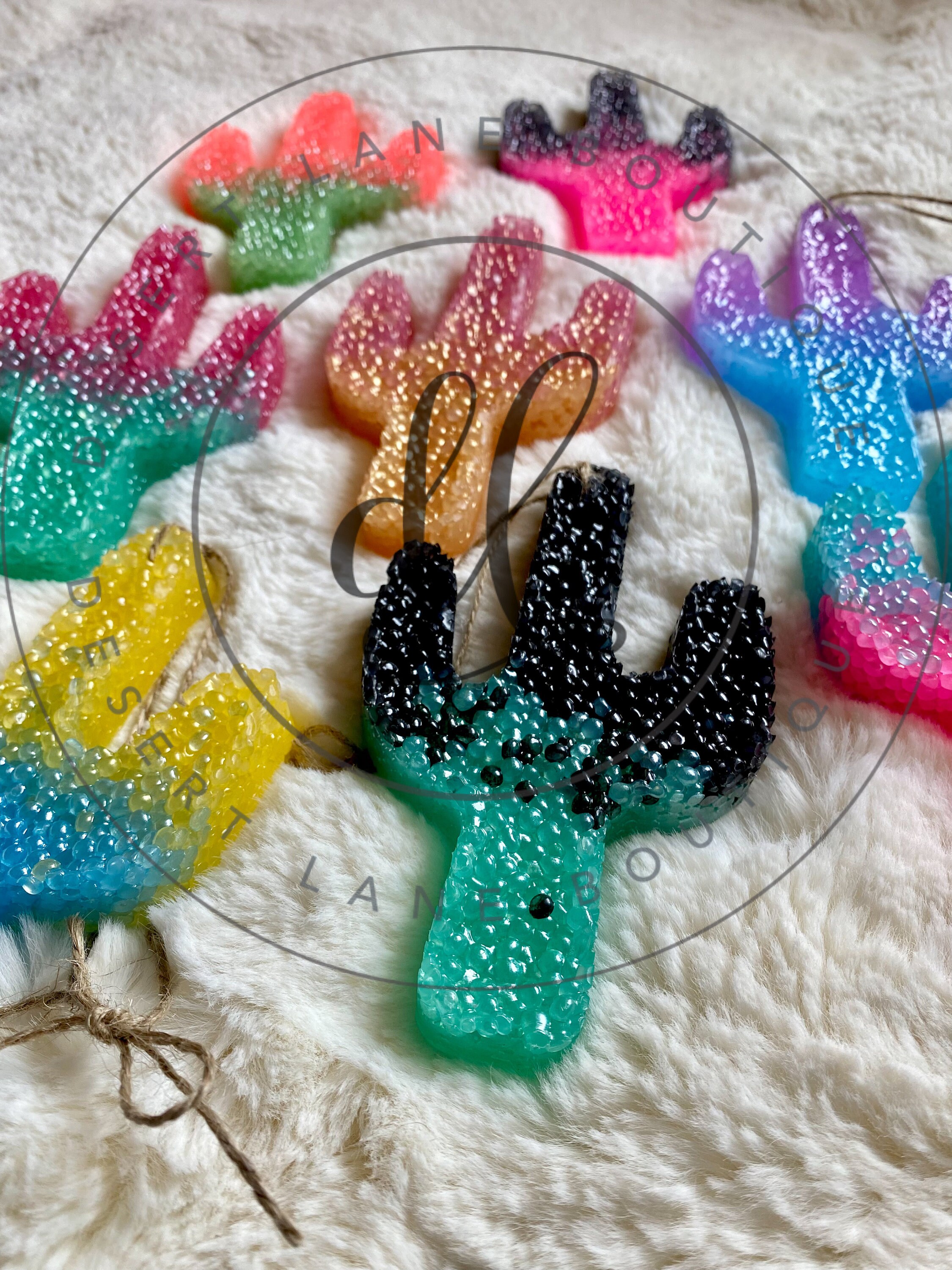 Large Ombré Cactus Car Air Freshener Cactus Freshie Cactus - Etsy