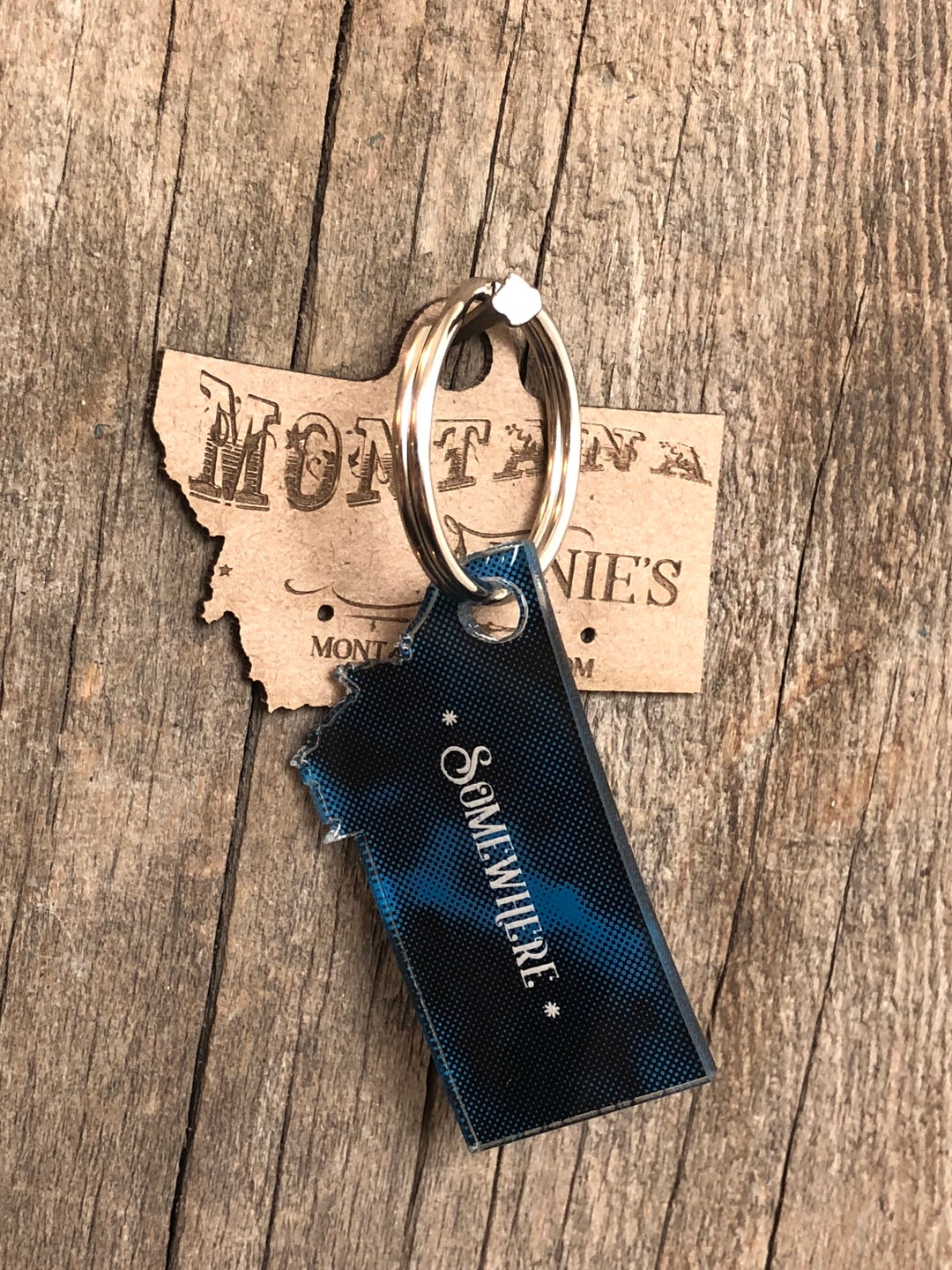 Somewhere in Montana Keychain - Etsy