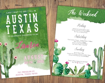 Texas invitation | Etsy