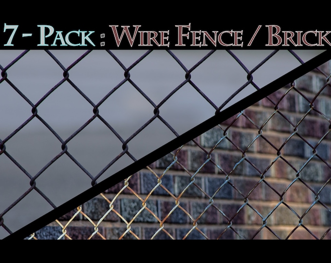 Chain Link Fence | Wire Mesh Fence | Chicken Wire | Digital Download ...
