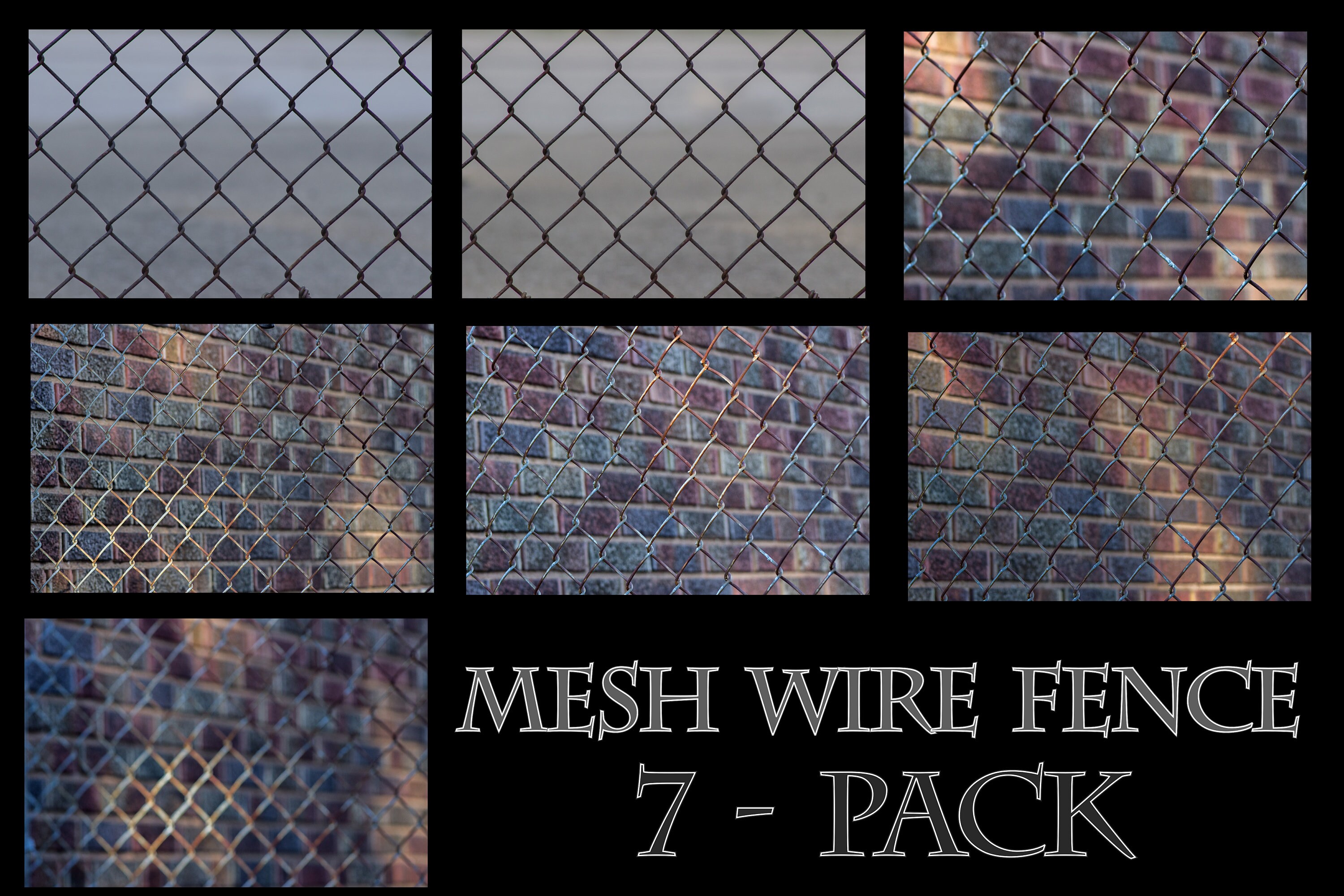 Chain Link Fence | Wire Mesh Fence | Chicken Wire | Digital Download ...