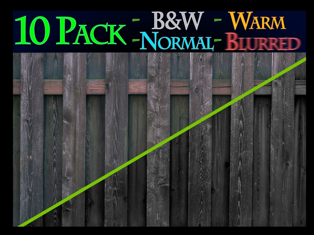 Fence Overlay | Wood Texture | Wooden Fence Picture | Digital Download ...